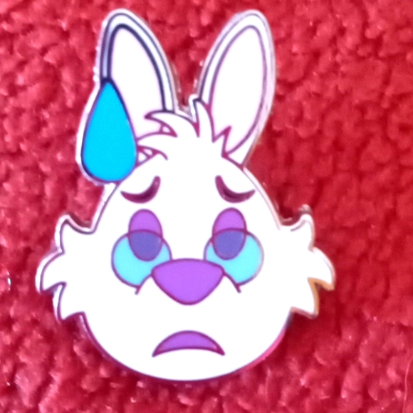 Disney | Jewelry | Disney White Rabbit Pin | Poshmark